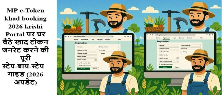 MP Krishi E-Token Portal 2026: मध्य प्रदेश में खाद कैसे लें? - E Token Mp